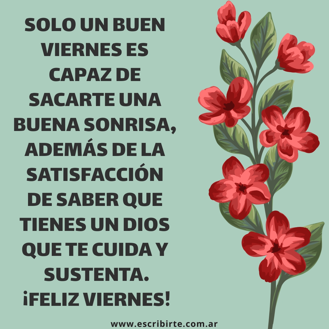 +30 Frases e Imagenes con estilo para desear un ¡FELIZ VIERNES!