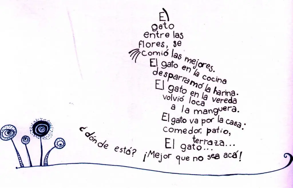 +11 Poemas de caligrama: ejemplos divertidos - ¡Únicos e Ingeniosos!